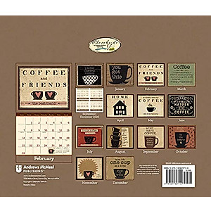 Coffee 2021 Deluxe Wall Calendar