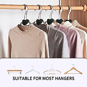 Clothes Hanger Connector Hooks, Space Saving Hanger Hooks for Organizer Closet, 18 PCS Heavy Duty Cascading Hangers