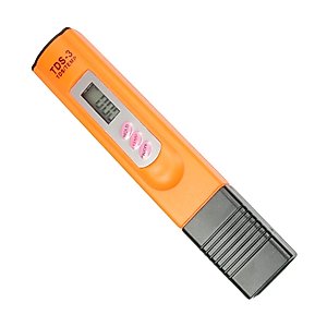 Othmro 1Pcs TDS and EC Tester 1-9990PPM 1 Resolution Plastic Titanium Alloy Meter Digital Water Tester Handheld Tester Accuracy ± 1% for Aquariums Swimming Pools Water Filters Orange