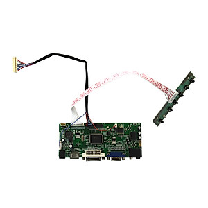 NJYTouch HDMI DVI VGA LCD Controller Board with 10.1inch HSD100IFW1-A00 1024x600 30Pin LED Screen