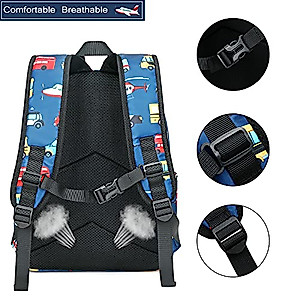 CAMTOP Backpack for Kids Boys Preschool Backpack with Lunch Box Toddler Kindergarten School Bookbag Set (Y0065-2 Navy Blue)