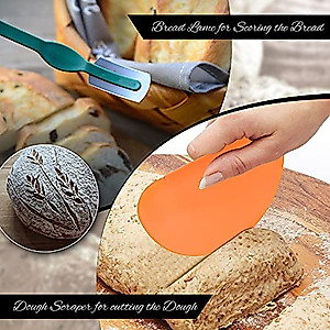 Banneton Bread Proofing Basket Set 9 Inch Sourdough Basket Bread Basket Proofing Banneton Proofing Basket for Bread Baking Sourdough Proofing Basket Bread Making Tools and Supplies Banneton Basket