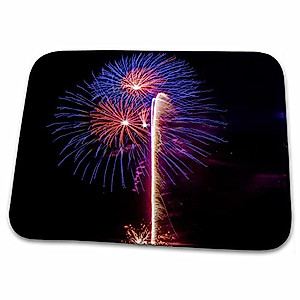 3dRose USA, Colorado, Frisco, Dillon Reservoir. Fireworks... - Bathroom Bath Rug Mats (rug-190707-1)