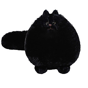CIEXINNGN Cat Stuffed Animals - Cute Cat Plush, Plushies for Girls and Boys, Fluffy Stuffed Cat Plush, 12 Inches, Black