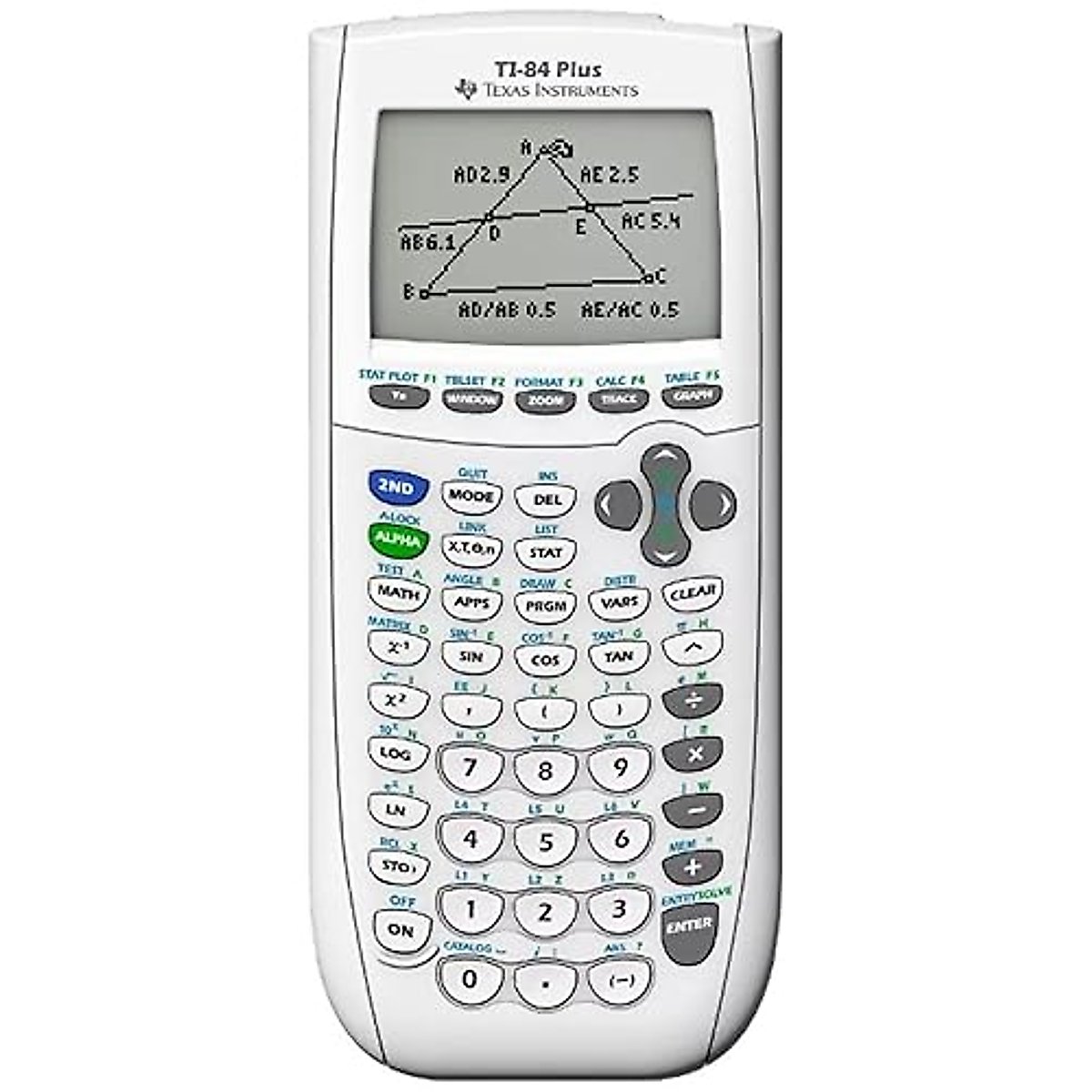 Texas Instruments Ti-84 Plus Graphing Calculator, White