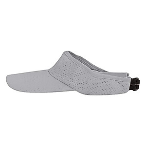 Holiberty Light Grey Sun Visor for Unisex Adults, Quick Dry Mesh, UV Protection, Sports, Outdoor, Tennis, Golf, Baseball, Fishing Hat