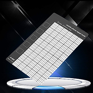 Magnetic Screw Pad,Universal Multifunctional Magnetic Mat,Grid Design Magnetic Mat With Note Box,For Absorb Screw,Mark The Position Of The Screw And Organize Parts