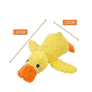 Quaker Calming Duck Toy, Noovelo Calming Duck Toy, Calming Duck Dog Toy, Cute Quacking Stuffed Duck Dog Toy, Calming Duck Toy for Dogs, Calming Duck Toy, Calming Yellow Duck Toy for Dogs