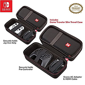 Game Traveler Nintendo Switch Go Play System Case - Switch Case for Switch OLED, or Switch, 2 Cases-In-One, Allows You To Travel With Your Full System or Just the Slim Switch Case, Licensed by Nintendo