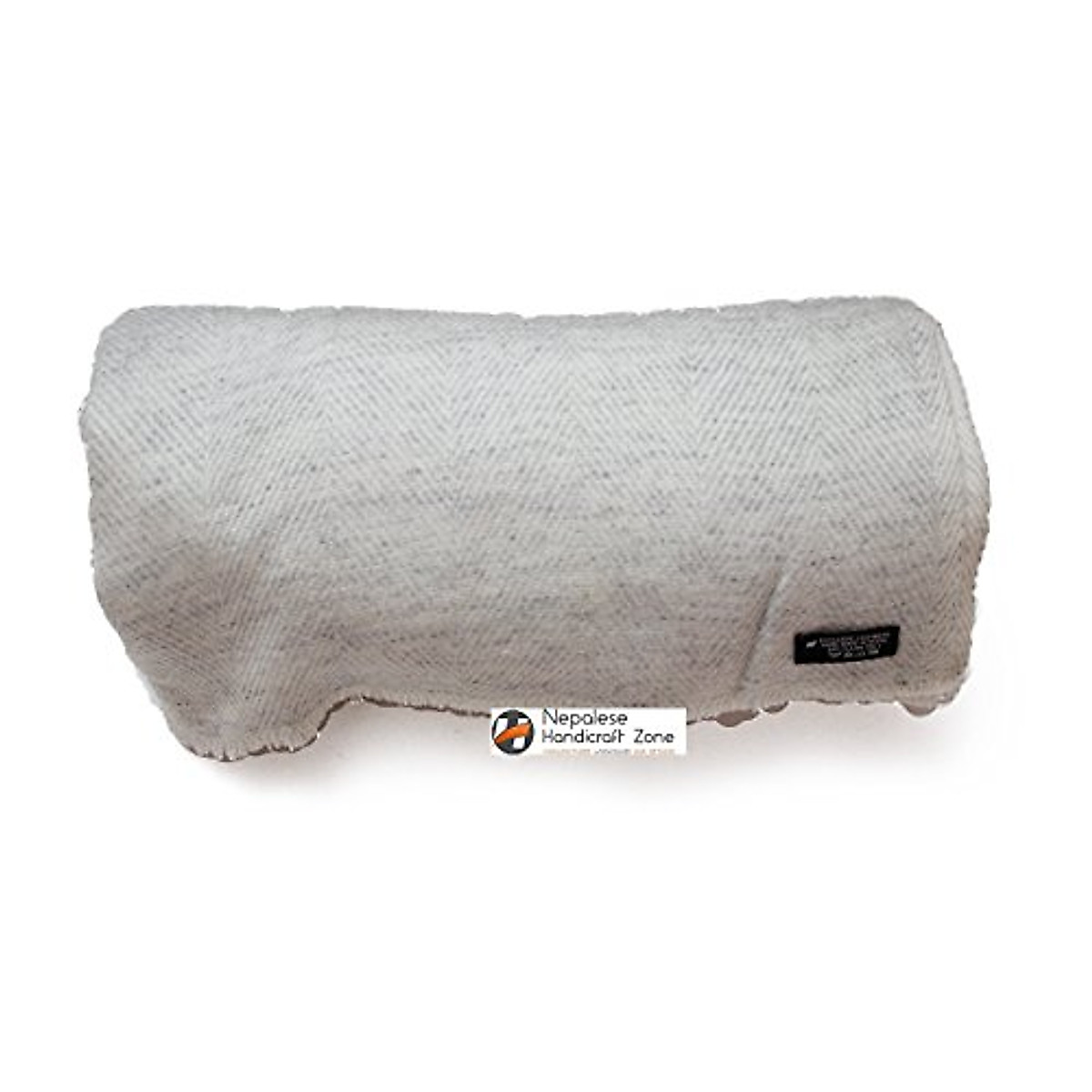 Himalayan Cashmere Throw,Natural Cashmere Blanket 54" x 108",Hand Made in Nepal