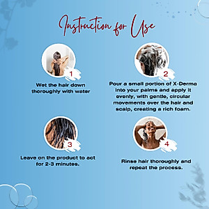 Mediceuticals X-Derma Dry Scalp & Hair Treatment Shampoo -Size: 8.45 oz/250 ml