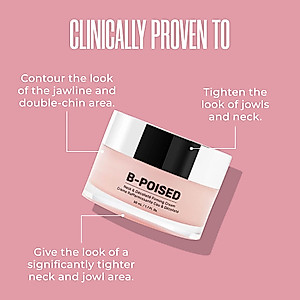 MAËLYS Cosmetics B-Poised Neck & Décolleté Firming Cream - Helps to Tighten and Contour the Look of the Jowl and Neck While Smoothing the Look of Lines and Wrinkles in the Décolleté Area