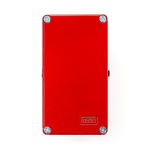 Dunlop M228 MXR Dyna Comp Deluxe Compressor Guitar Effect Pedal - Red with 9v AC Power Adapter and 2 R-Angle Patch Cable