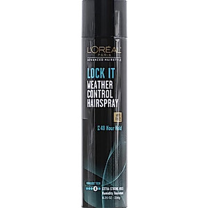 L'Oréal Paris Advanced Hairstyle LOCK IT Weather Control Hairspray, 8.25 oz. (Packaging May Vary)