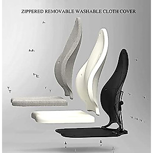 Lumbar Support Pillow for Office Chair, Memory Foam Back Cushion for Lower Back Pain Relief Car Seat Back Support, Lower Back Pillow for Gaming Chair Wheelchair (C)