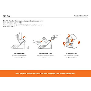 Goodnature Home Trapping Kit, A24 Humane Mouse Trap & Rat Trap with Portable Trap Stand, Automatic Paste Pump and CO2 Canister, Pet-Friendly Mouse & Rat Trap Without Digital Strike Counter