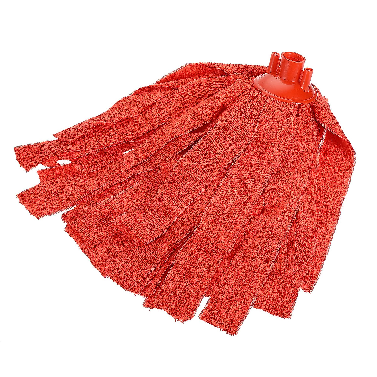 MECCANIXITY Microfiber Cloth Mop Heads Replacement 31cm Length for Wet/Dry Mop Floor Cleaning Pads, Red