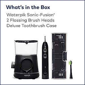 Waterpik Sonic-Fusion Flossing Toothbrush, Black
