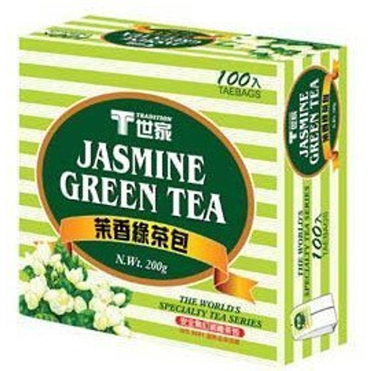 Tradition Jasmine Green Tea Bag (100bags) X 1 by Tradition