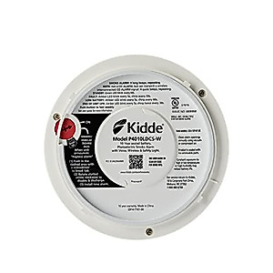 Kidde Smoke Detector, 10-Year Battery, Photoelectric Sensor Wire-Free Interconnect Smoke Alarm, Voice Alert