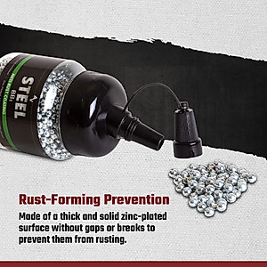 Daisy Outdoor Products Model 1938 Red Ryder BB Gun, Wood Grain, Overall length: 35.4 Inch and Air Venturi Steel BBS, 177 Cal, 5.1 Grains, Zinc-Plated, 2,500ct