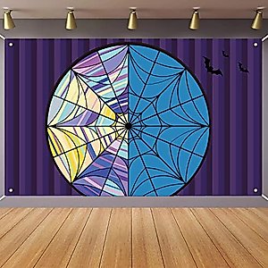 Wednesday Party Backdrop 70.8 x 43.3 Inch Wednesday Photography Background for Wednesday Party Decorations Wednesday Birthday Party Decorations