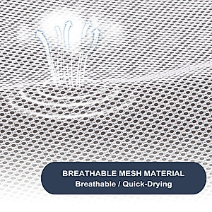 STO STO Sweater Drying Rack, 2-Pack Stackable Mesh Clothes Drying Rack, Laundry Drying Rack for Sweaters, Socks, Toys, White