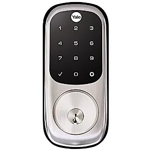 Yale Assure Lock with Zigbee - Smart Touchscreen Keypad Deadbolt - Works with Xfinity Home, Amazon Echo Show, Amazon Echo Plus and More - Satin Nickel