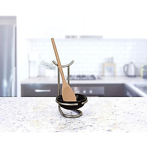Spectrum Diversified Euro Standing Spoon Rest with Ceramic Dish Upright ...