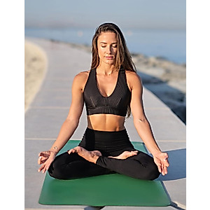 Natural Feelings Buttercloud High Waisted Leggings for Women Ultra Soft Stretch Opaque Slim Yoga Leggings,2-Pack,Black,L-XL