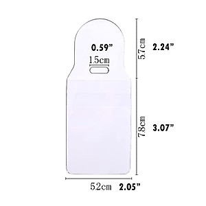 Small USB Flash Drive Holders Resealable Flap Clear Bags Pockets (25 Pack)