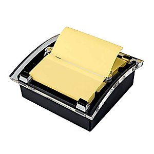 Post-it Pop-up Notes Dispenser, 3x3 in, Black Base Clear Top (DS330-BK)