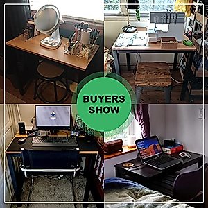 Need Small Computer Desk 31-1/2'' Sturdy and Heavy Duty Writing Desk for Small Spaces and Small Desk Study Table Laptop Desk- AC3BB-80-40