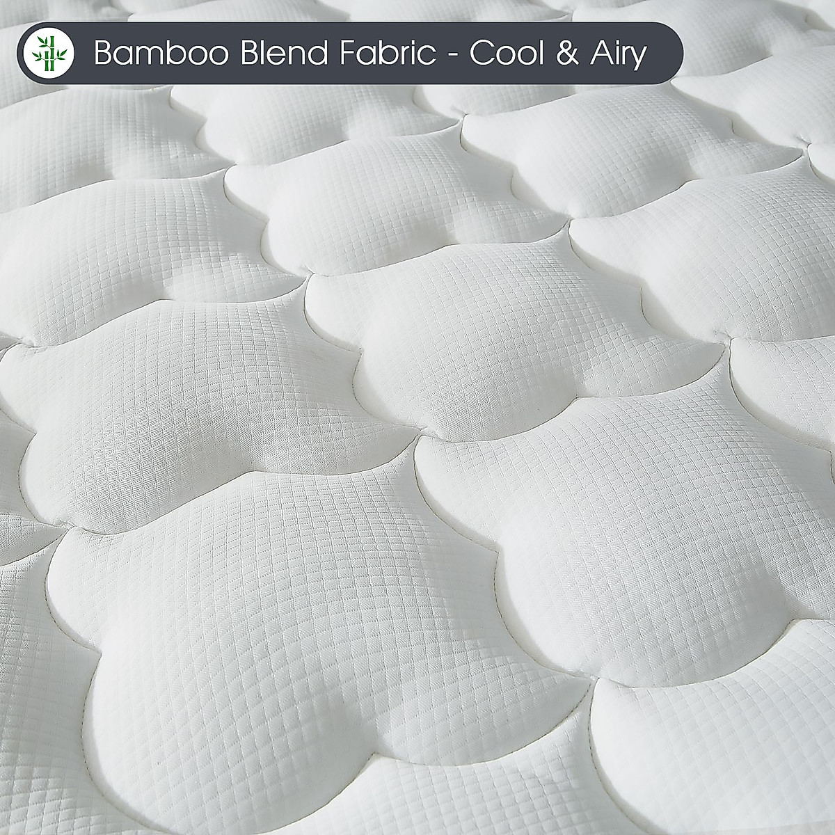 Powdion Pillow Top Mattress Topper Queen, Soft Plush Cooling Down Alternative Mattress Topper Queen for Back Pain,Thick Mattress Pad Bed Topper with 8-21" Deep Pocket