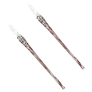 MAGICLULU Glass Signature Pen 2pcs Glass Dip Pen Japan Gifts Quill Pen Set Colored Ink Pens Calligraphy Pen Ink Dip Pen Color Ink Pen Drawing Pen Office Stationery Dip in Water Black Brush