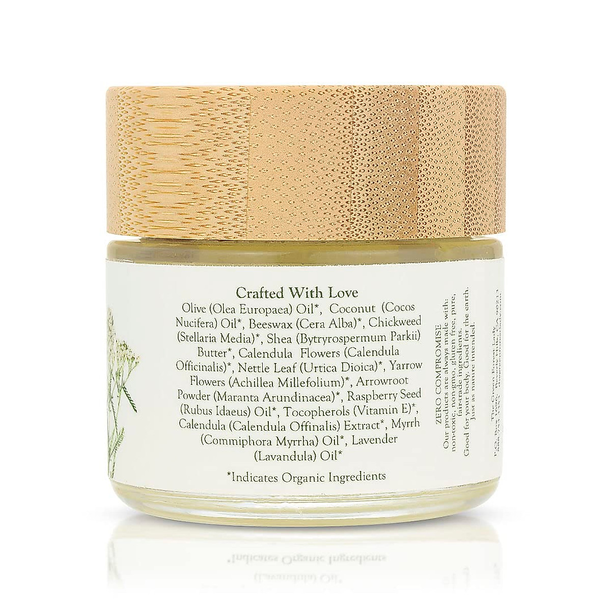 The Green Forest Lady Baby Booty Balm | Organic Diaper Cream | Baby Butt Cream | Soothing Diaper Balm | 2 Fl. Oz.