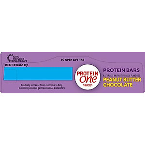 Protein One 90 Calorie Keto Protein Bars, Peanut Butter Chocolate, 5 ct