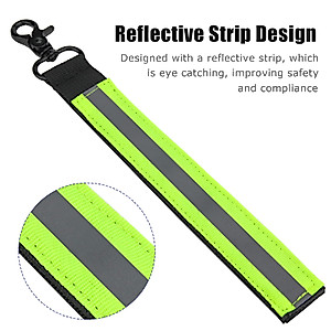 Firefighter Glove Strap, 2PCS Heavy Duty Firefighter Turnout Gear Glove Safety Holder Strap Accessories with Reflective Trim Buckle UIInosoo