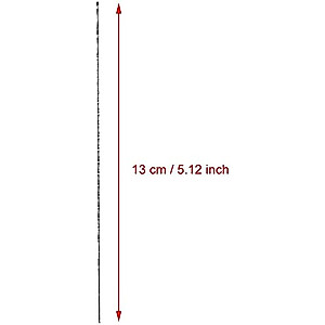 12 Pieces Scroll Saw Blades with Spiral Teeth for Wood Metal Plastic Cutting Sawing Carve Fits Most of Major Saw Brands Bosch, Makita, etc. (6#)