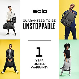 Solo New York Metro Universal Fit Tablet/eReader Booklet, 5.5" to 8.5", Black/Orange