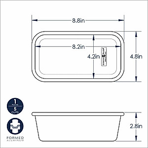Nordic Ware Naturals 1 Pound Loaf Pan
