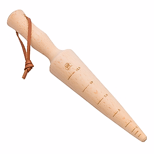 REDECKER Untreated Beechwood Garden Dibber, Seedling and Bulb Planting Tool - Gardening Wooden Dibber - Garden Dibber Mini - Gardening Seed Dibber - Wooden Dibber Garden Tool - Garden Dibbler