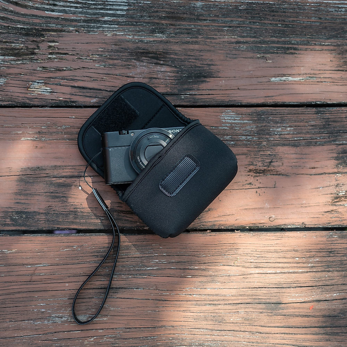 JJC Neoprene Compact Digital Camera Case Travel Pouch for Sony ZV-1 RX100 VII VA VI V IV III II DSC W800 W830 WX500 HX99 HX90V HX80 for Canon G7X III II G9X II SX740 SX730 SX620 SX610 ELPH 360 190 180