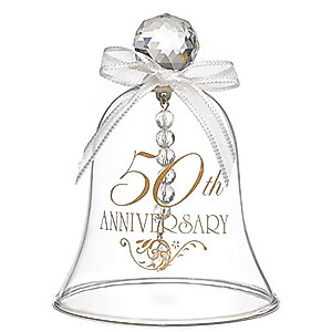 Hortense B. Hewitt Accessories 50th Anniversary Glass Bell