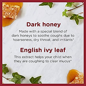 Zarbee's Kids All-in-One Daytime Cough for Children 6-12 with Dark Honey, Turmeric, B-Vitamins & Zinc, #1 Pediatrician Recommended, Drug & Alcohol-Free, Grape Flavor, 8FL Oz