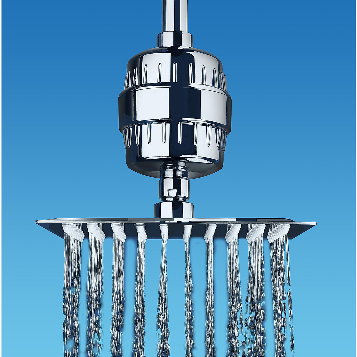 AquaBliss Replacement Multi-Stage Shower Filter Cartridge - Longest Lasting High Output Universal Shower Filter Blocks Chlorine & Toxins in SF220 AquaHomeGroup CaptainEco (SFC220)