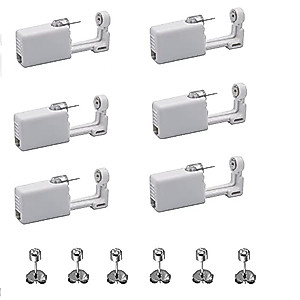 Pimoys 4pcs Painless Ear Piercing Gun Disposable Safety Asepsis Piercing Tool Kit with Ear Studs