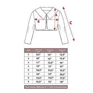 Lilax Girls Faux Fur Bolero Shrug Button Closure Cozy Dress Coat (8 Years, White)