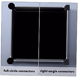 OSALADI Wire Grid Cube Connectors Wire Connector Organizer 8 Cube Storage Organizer 30 Pcs Universal Combination Cabinet Card Pp Resin Steel Wire Supplies Wire Shelf Divider Connector