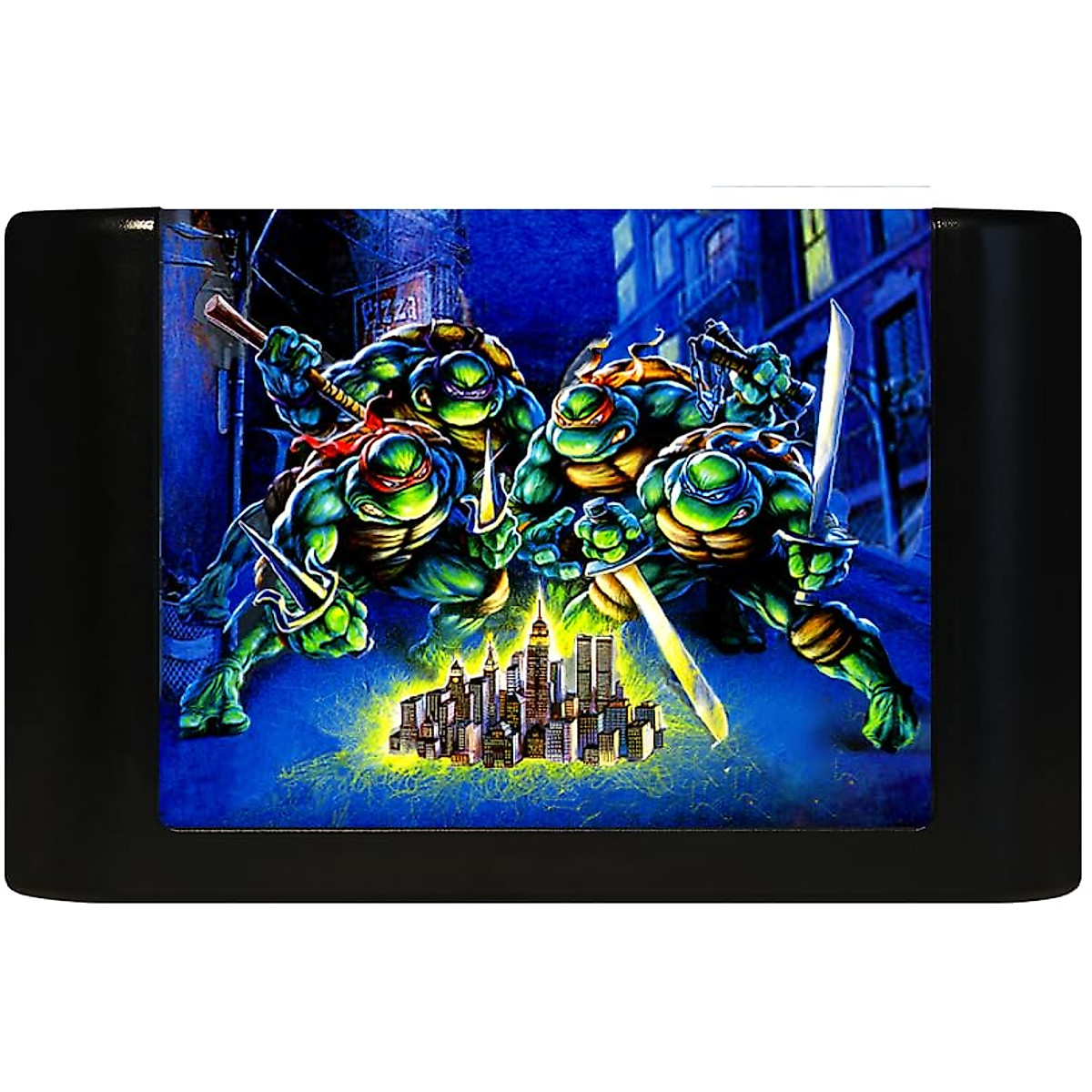 Teenage Mutant Ninja Turtles: The Hyperstone Heist – (Sega Genesis / MegaDrive) – Reproduction Video Game Cartridge with Box and Manual